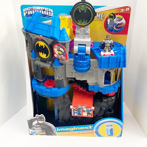 Fisher-Price | Toys | Dc Super Friends Imaginext Wayne Manor Batcave ...